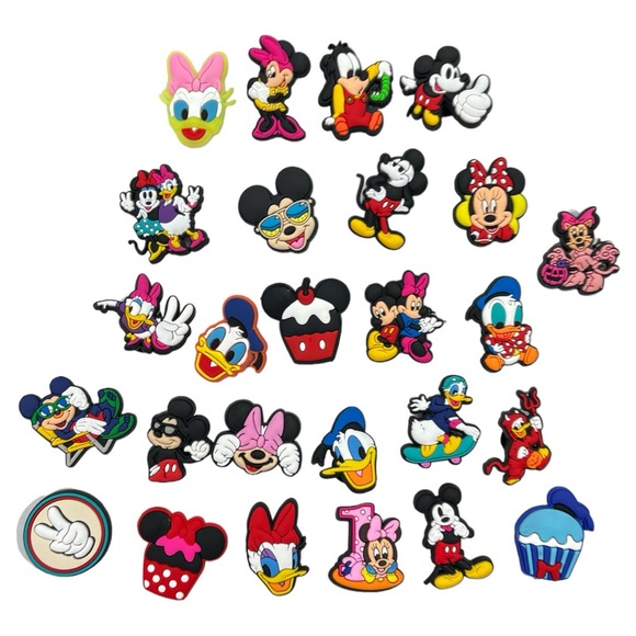 Jibbitz | Shoes | Jibbitz For Crocs Charms 26pc Disney Mickey Mouse ...
